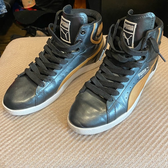 Puma | Shoes | Puma First Round Flipper Ii High Top Sneaker Black ...